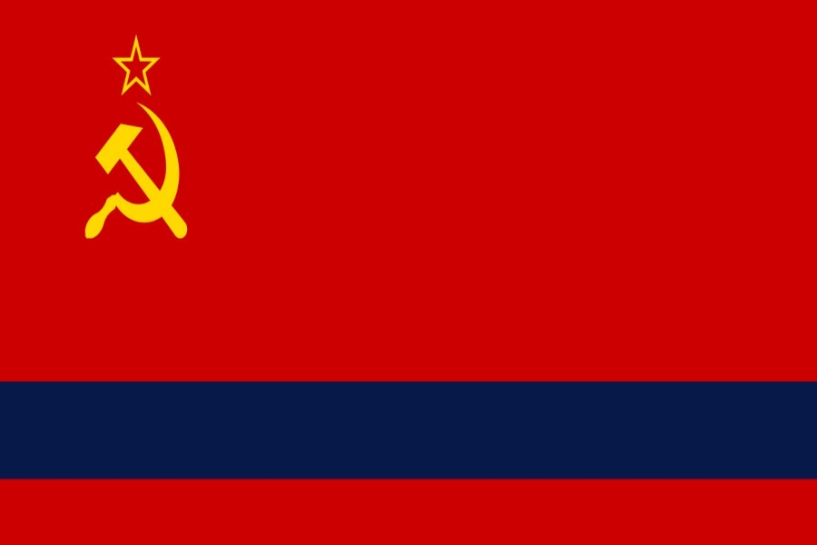 Alaskan Soviet Socialist Republic Flag - Pax Historia