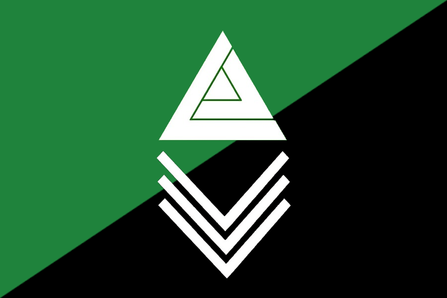 Anarcho PostHumanist Flag - Pax Historia
