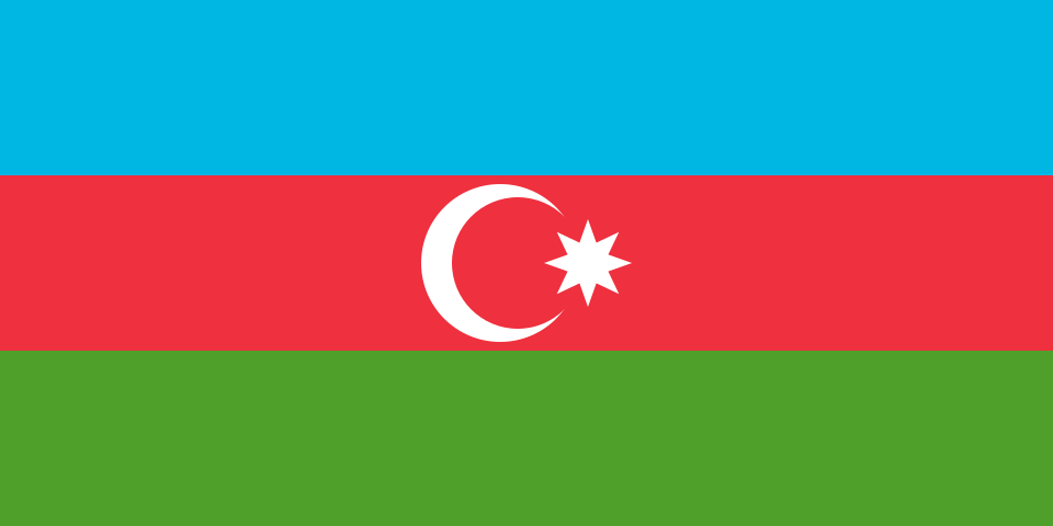 Azerbaijani Flag: Republic of Azerbaijan - Pax Historia