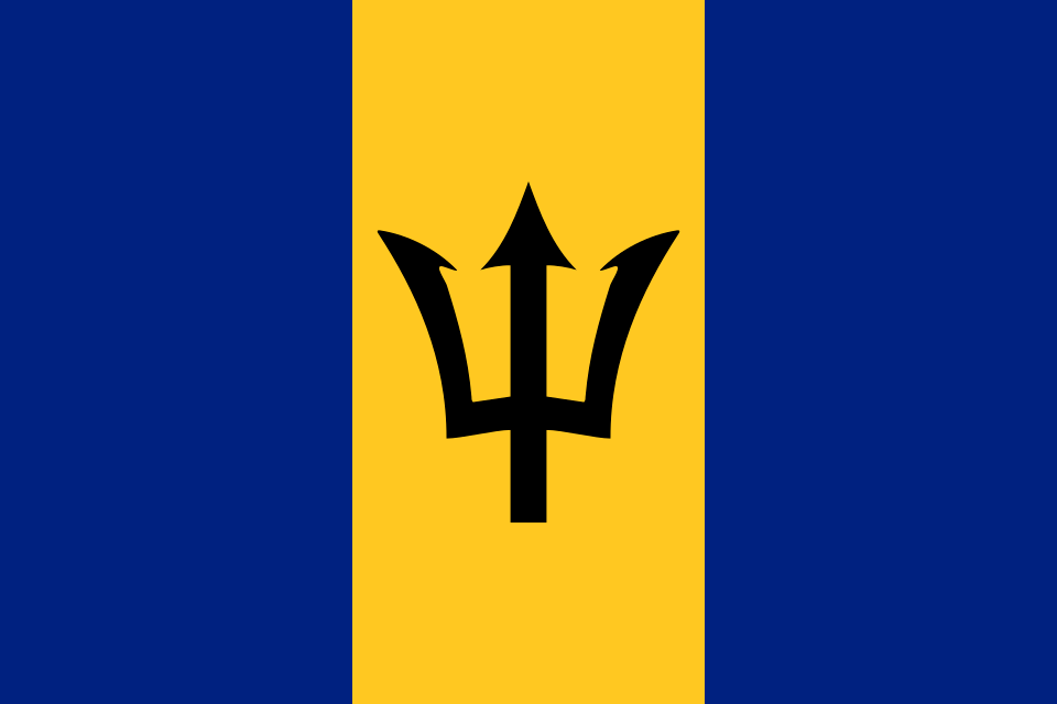 Barbadian Flag: The Broken Trident - Pax Historia