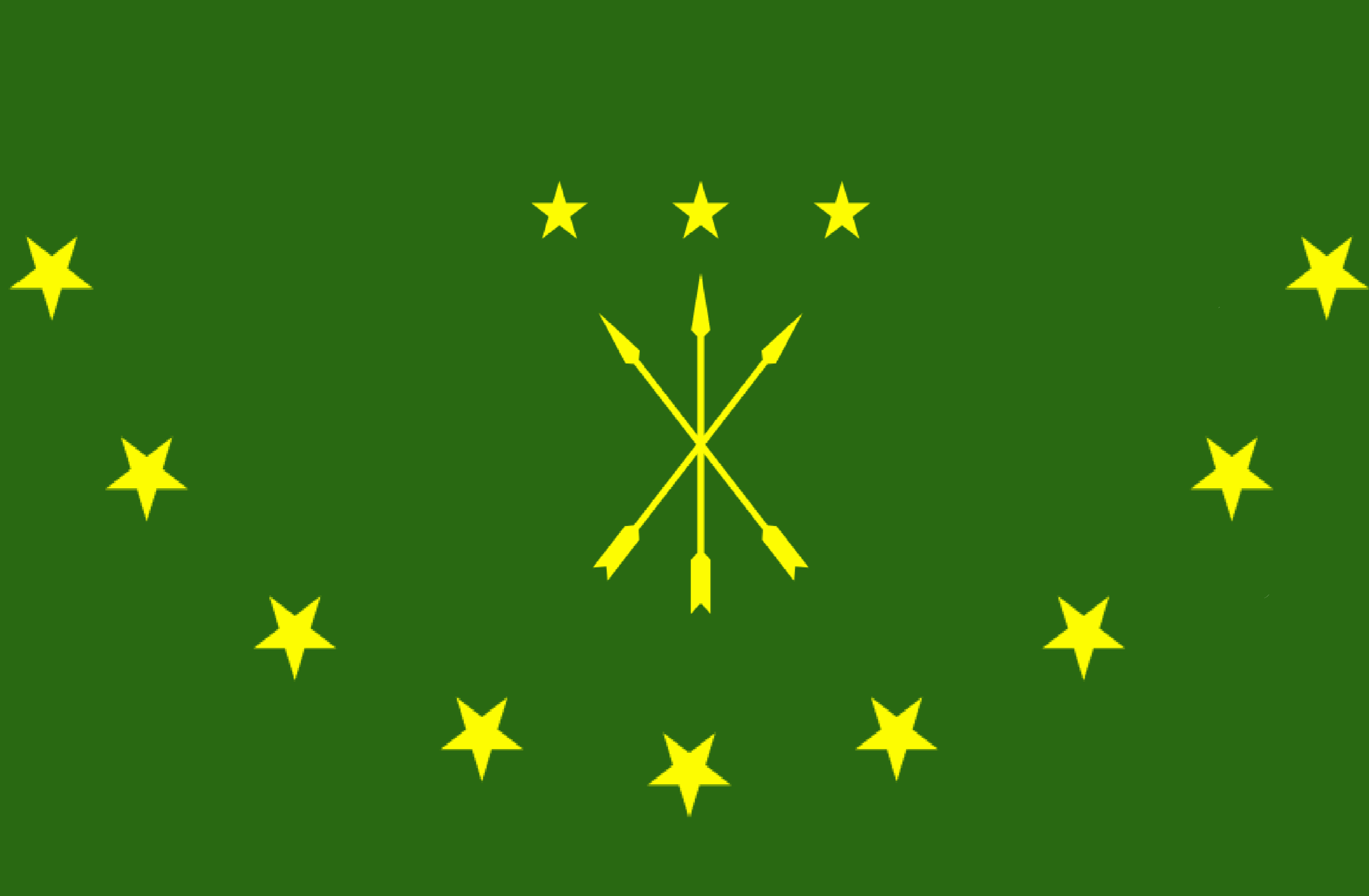 Circassian Ethem flag 2 - Pax Historia