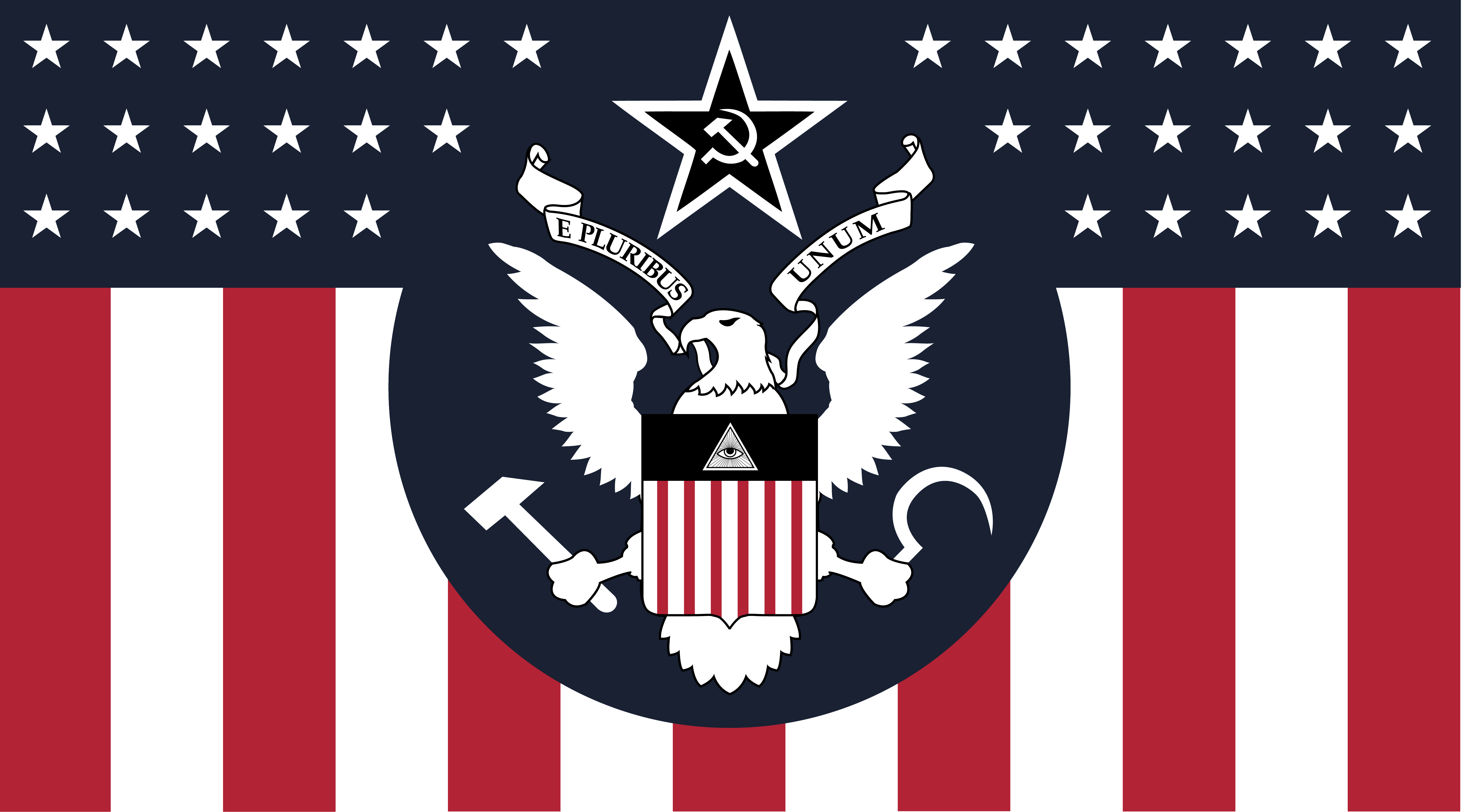 American Communist Flag