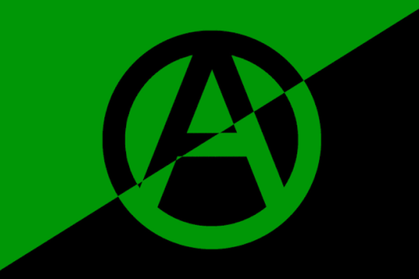 Green Anarchism Flag - Pax Historia