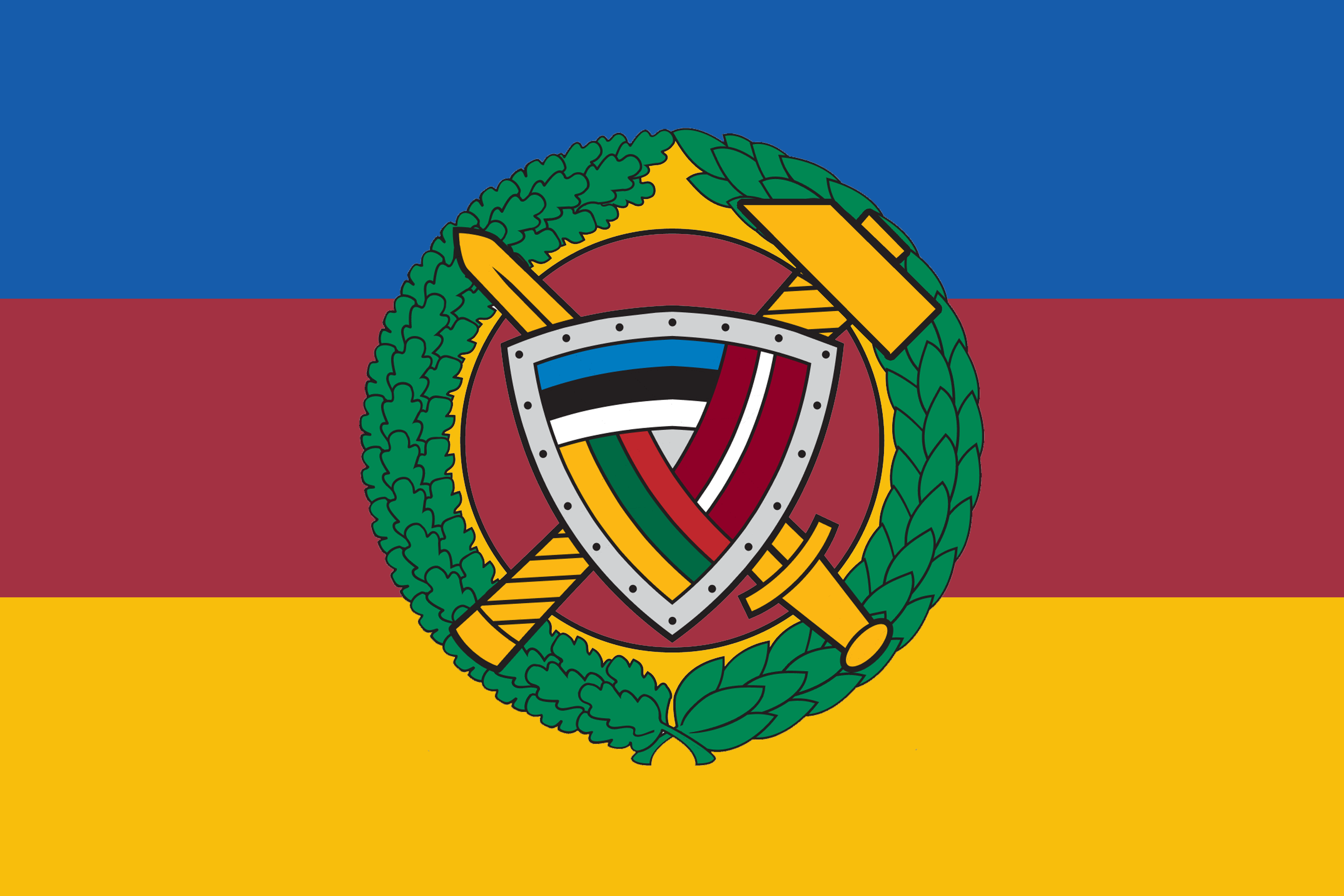 Fascist United Baltic Flag - Pax Historia