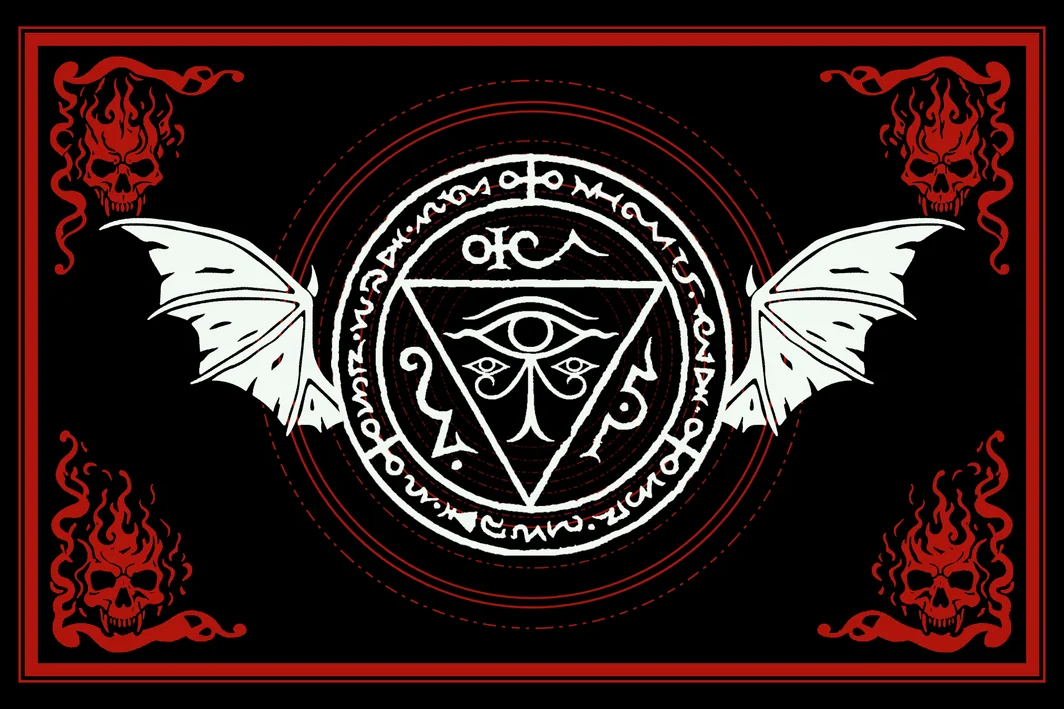 flag of hell empire of hell - Pax Historia
