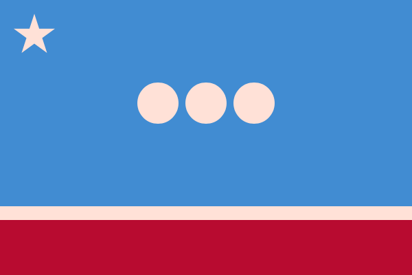 Flag of Pacifica, 3 circle - Pax Historia
