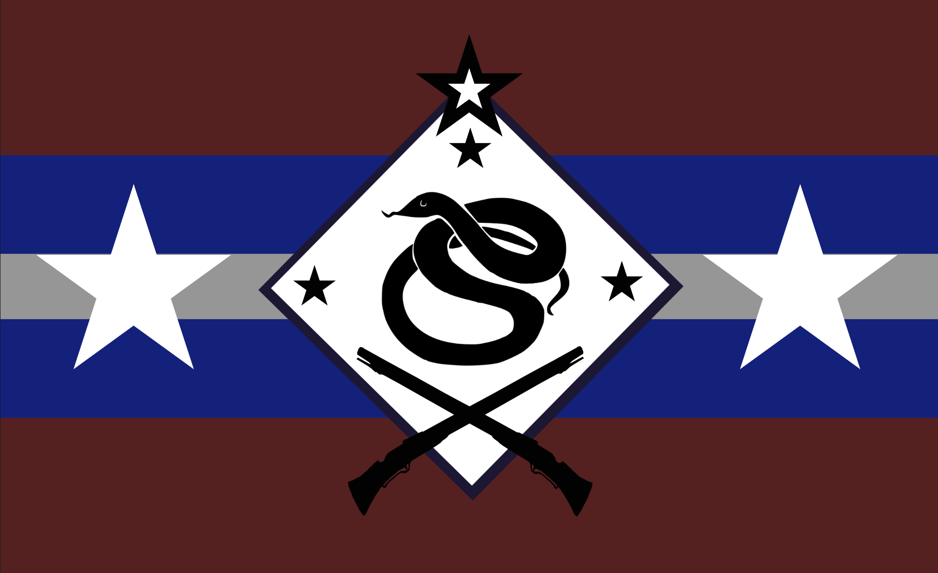 Flag of the American National State (Age of Ares) - Pax Historia