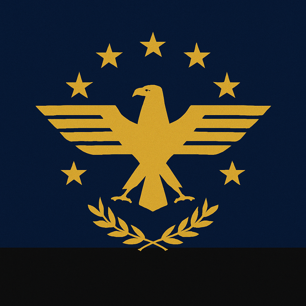 Flag of the European Directorate (Authoritarian EU Regime) - Pax Historia