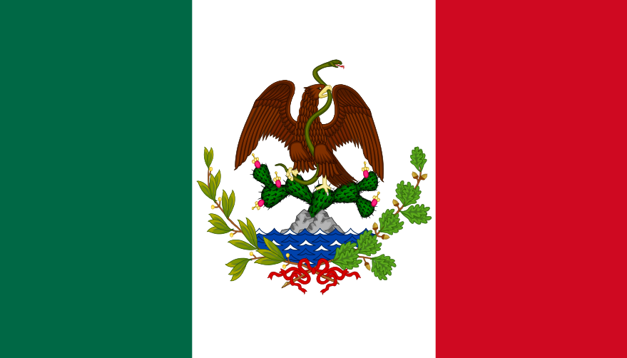 Flag of the First Federal Republic of Mexico - Pax Historia