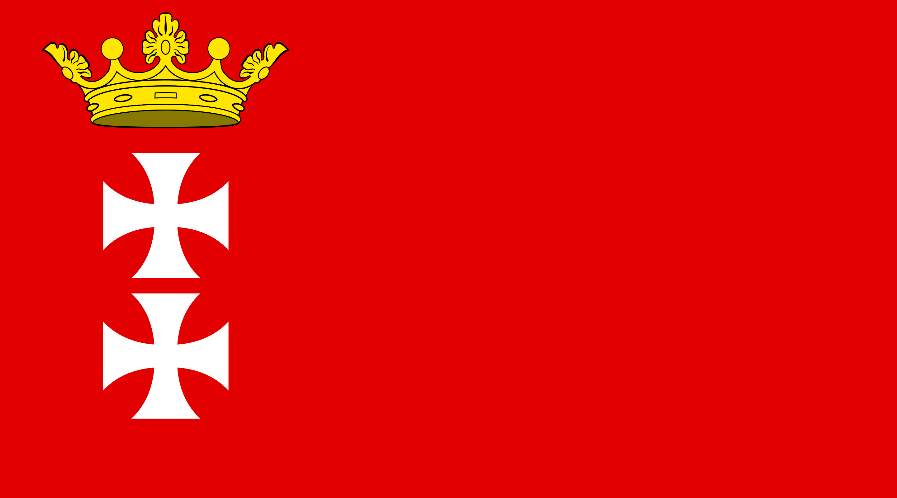 Flag of the Free City of Danzig(1807-1814) - Pax Historia