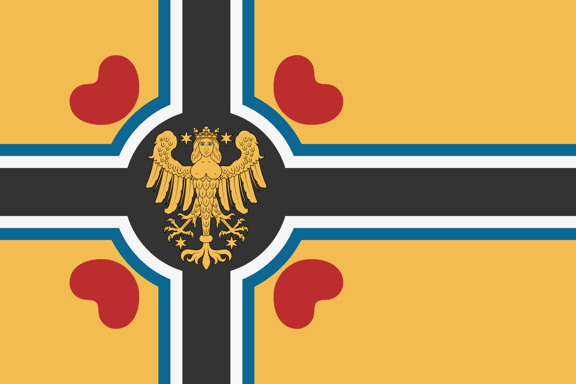 Flag of the Frisian Empire (fictional) - Pax Historia