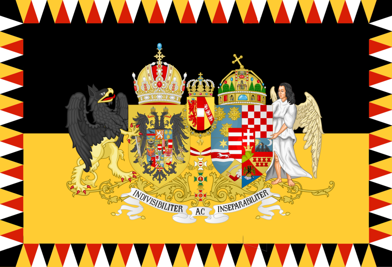 Flag of the Hapsburg Crownlands of Cisleithania and St. Stephen - Pax ...