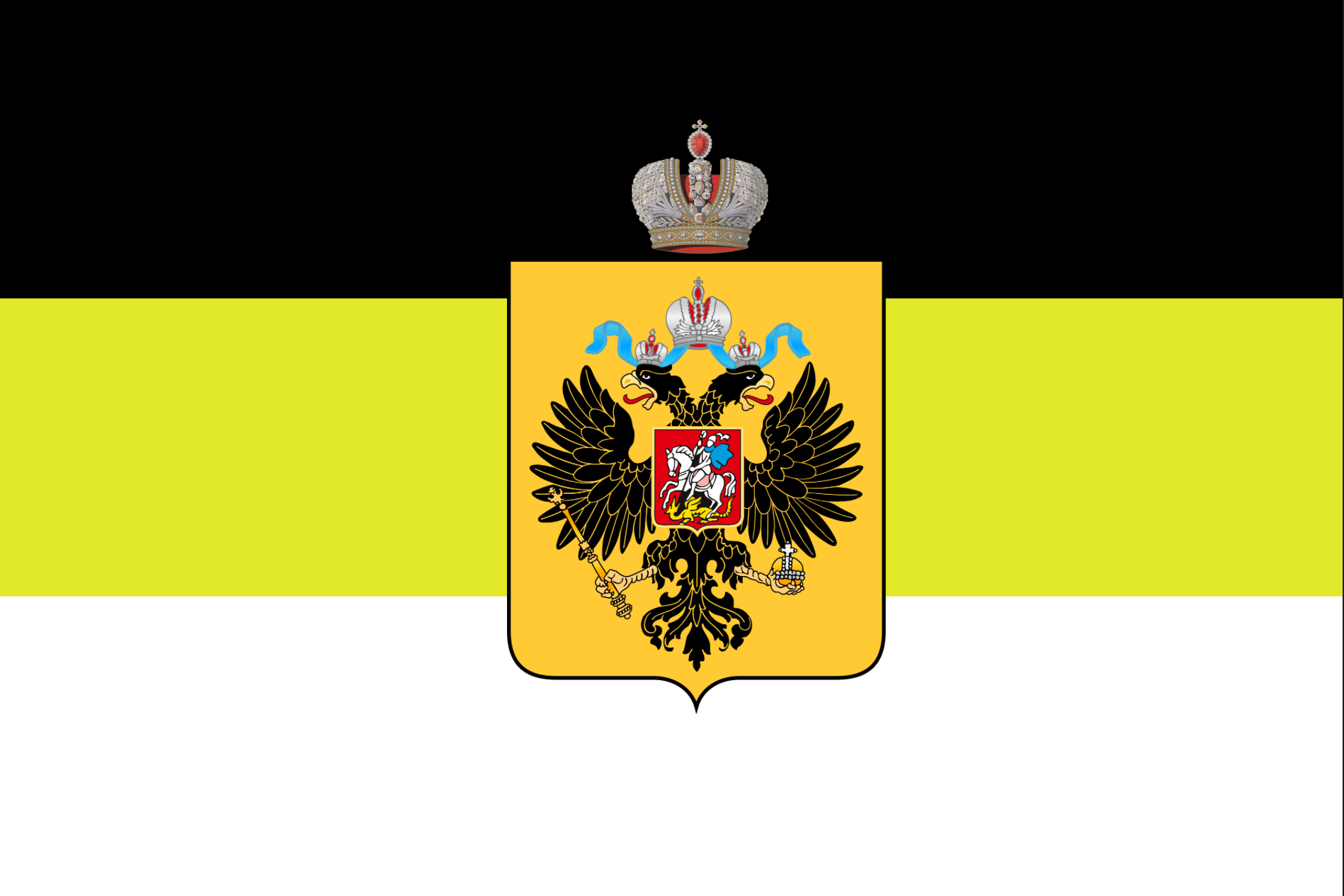 Flag of the Holy Russian Empire (Age of Ares) - Pax Historia