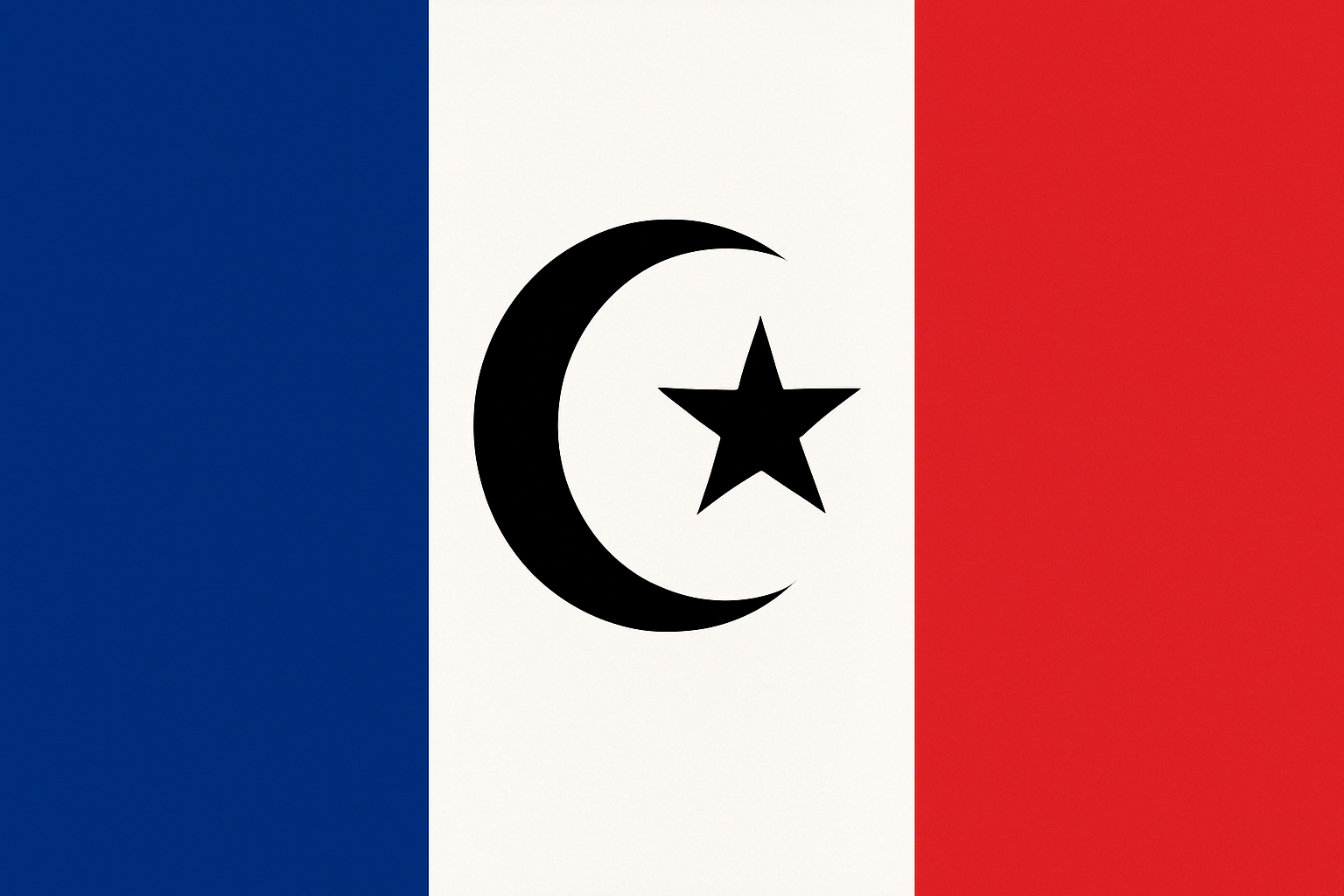 French colonial flag of Libya - Pax Historia