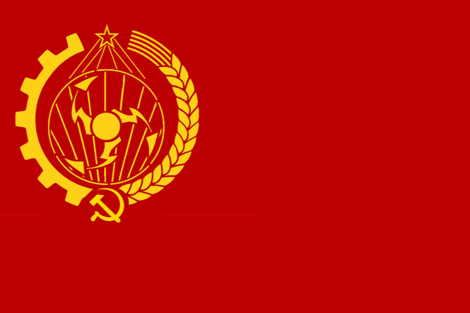 Futurist Soviet Union Flag (1922-Present) - Pax Historia