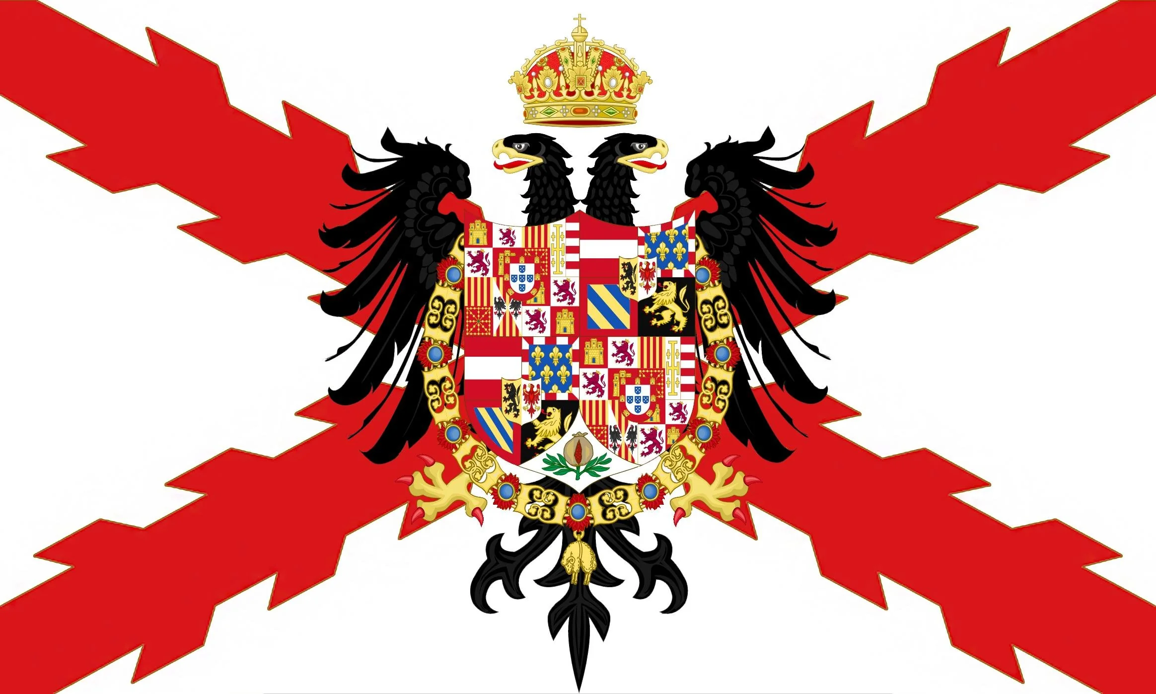 Greater Spanish Empire flag - Pax Historia