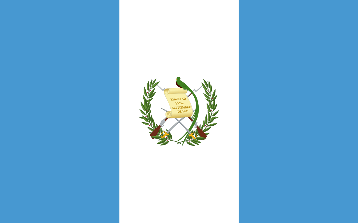 Guatemalan Flag: National Pavilion (Emblem) - Pax Historia