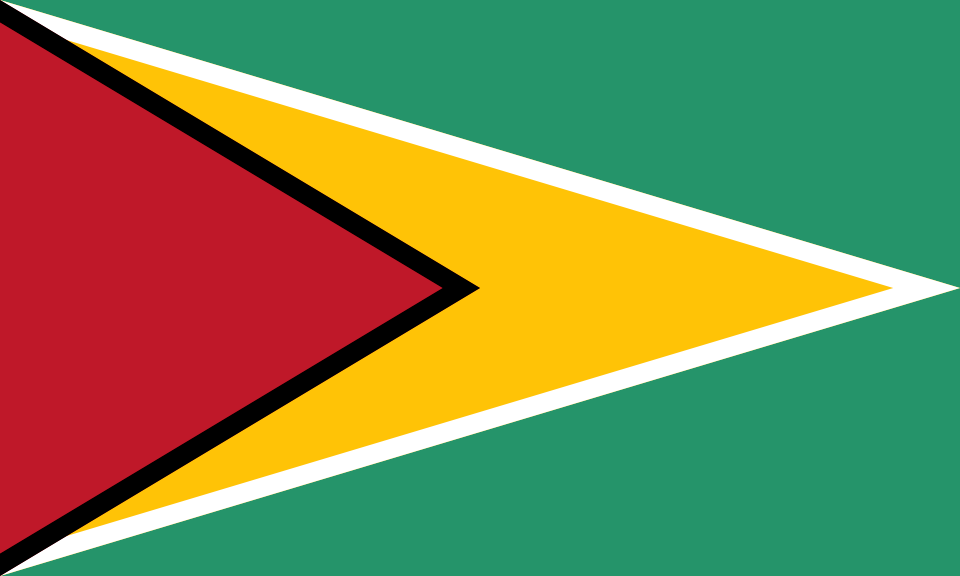 Guyanese Flag: The Golden Arrowhead (Modern) - Pax Historia