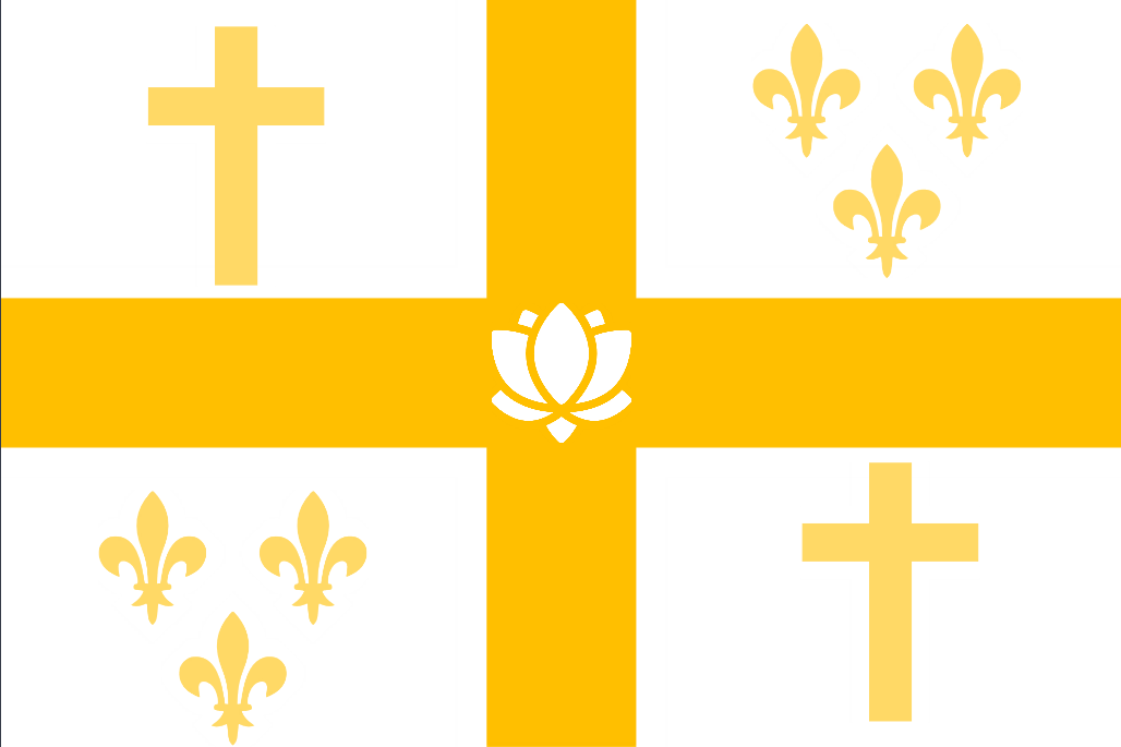 Holy kingdom of France (flag idea for a heavily Christian flag or ...