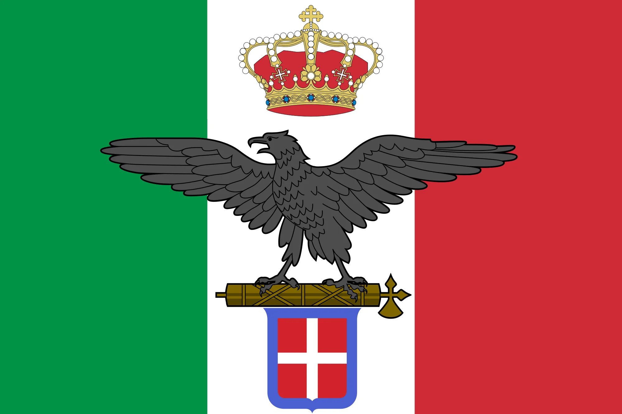 Italian Empire (Alternate Flag) - Pax Historia