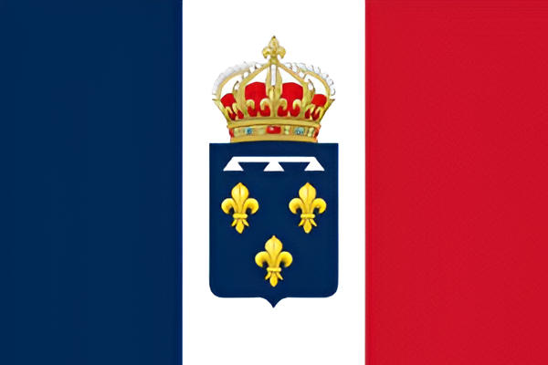 Kingdom of France (Orléanist Compromise Flag - Pax Historia