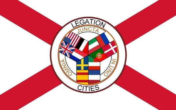 Legation Cities (Alternate flag) (Kaiserreich) - Pax Historia