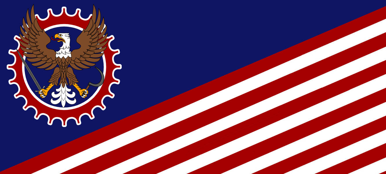 National Syndicalist USA Flag - Pax Historia