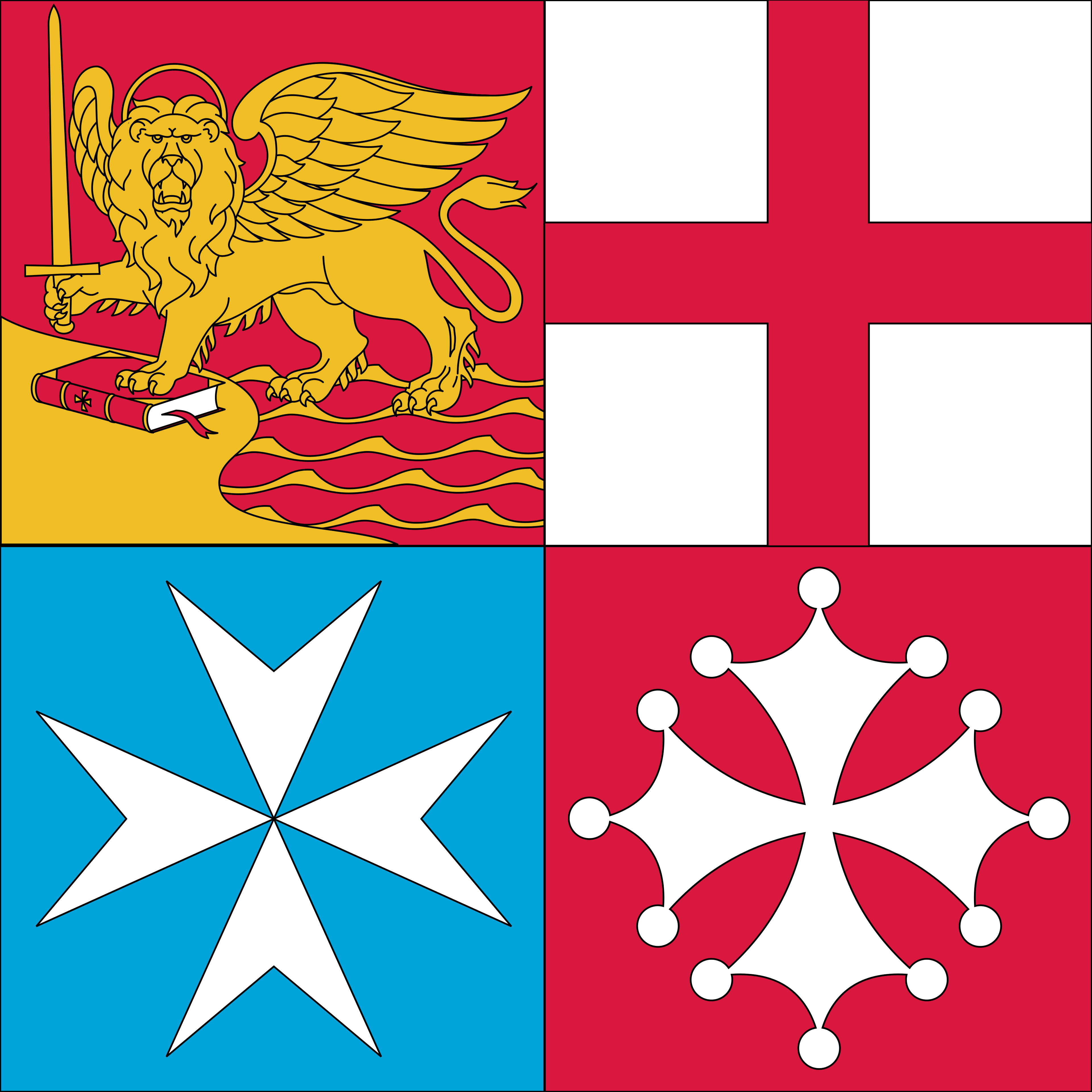 Naval Jack of Italy - Pax Historia