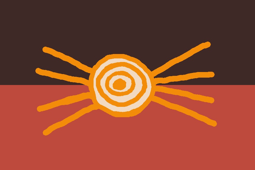 Non-Colonized Aboriginal Flag - Pax Historia
