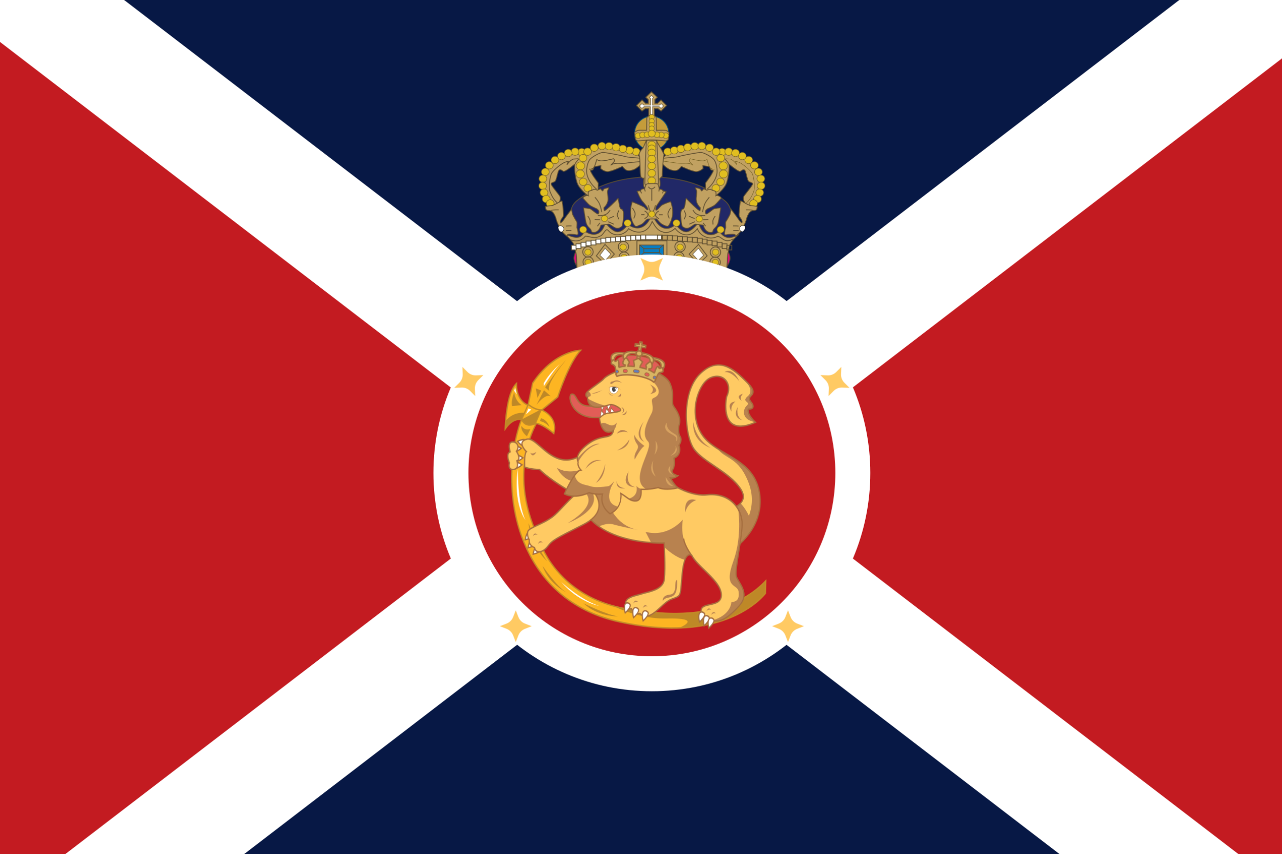 Norway Flag alternative 1821 - Pax Historia