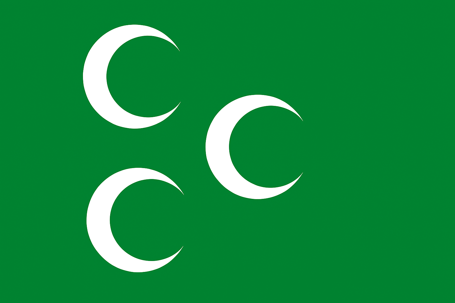 Ottoman Three Crescent Banner (1600–1844) - Pax Historia