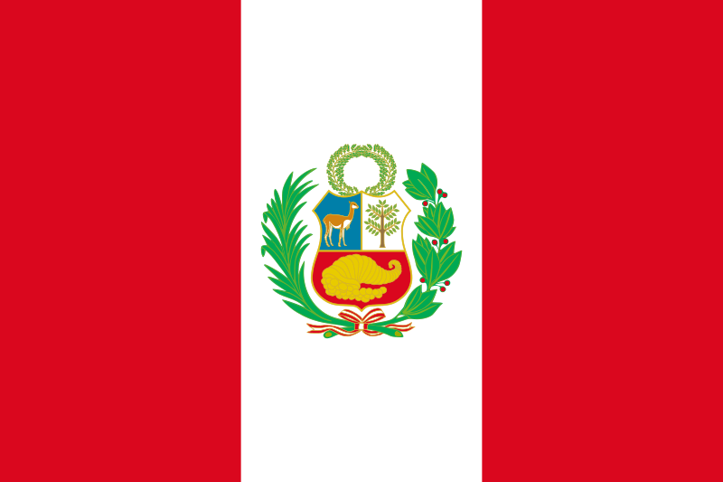 Peruvian Flag: Modern State flag (Emblem) - Pax Historia