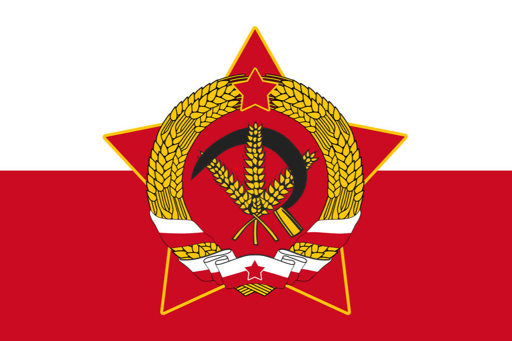 Polish Comunist/Socialist flag - Pax Historia