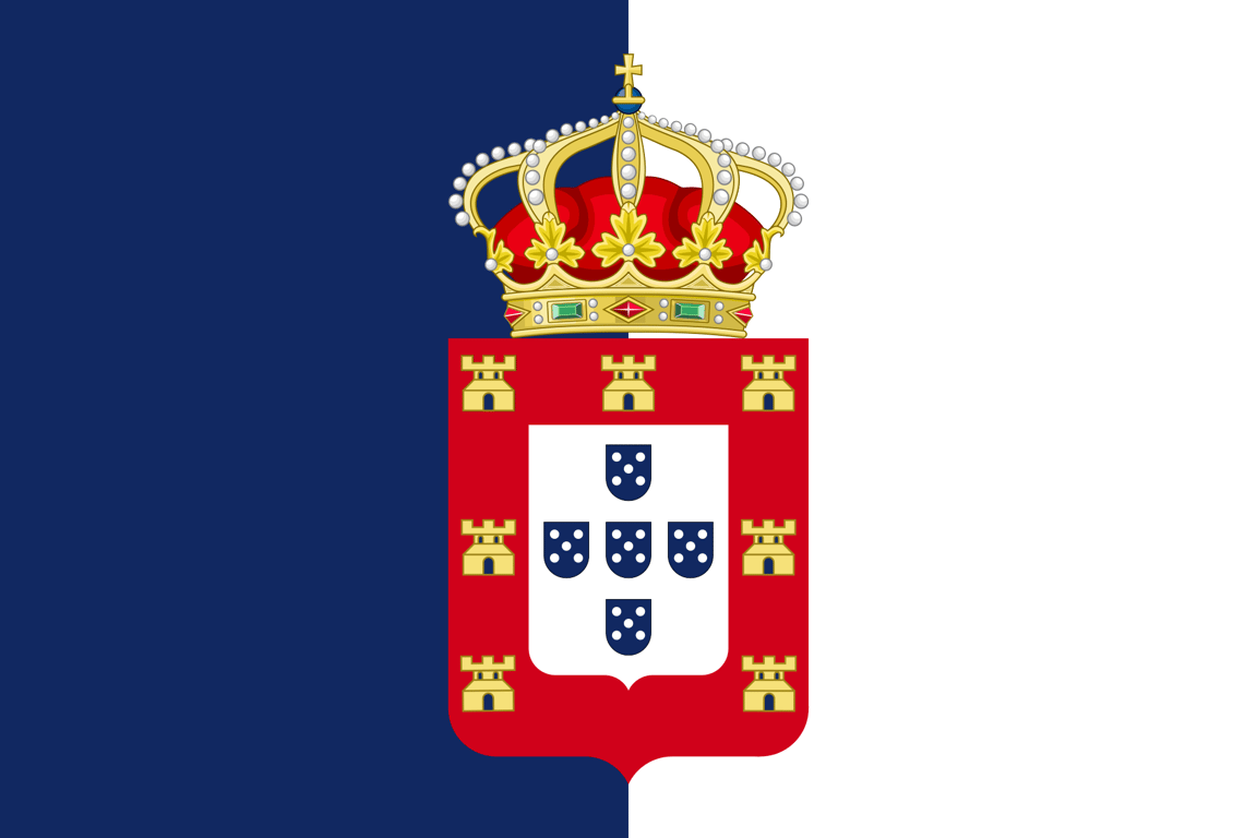 Portuguese Flag: National Flag (Blue and White) - Pax Historia