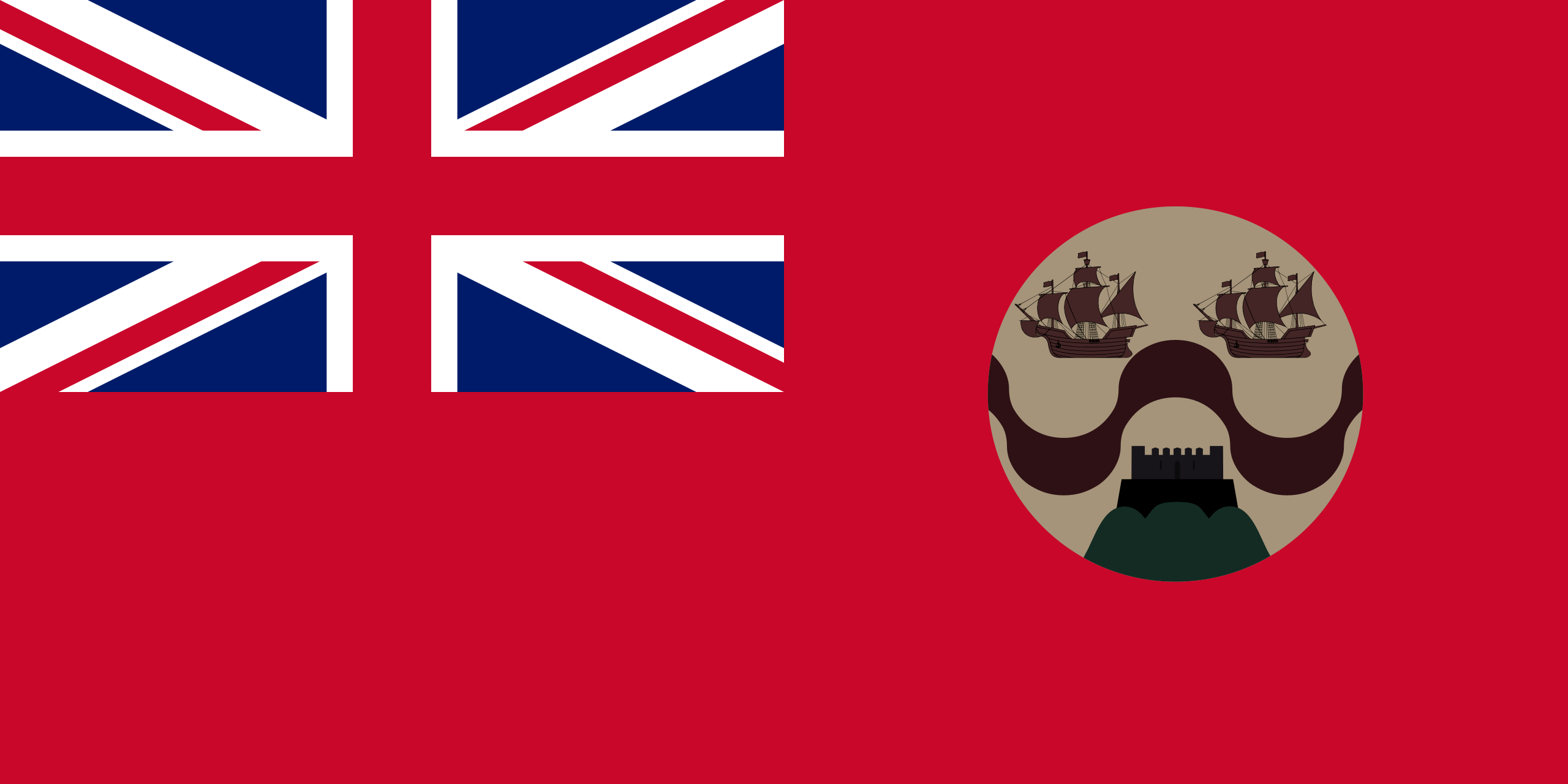 Red ensign of the Bombay Presidency (1662-1950) - Pax Historia