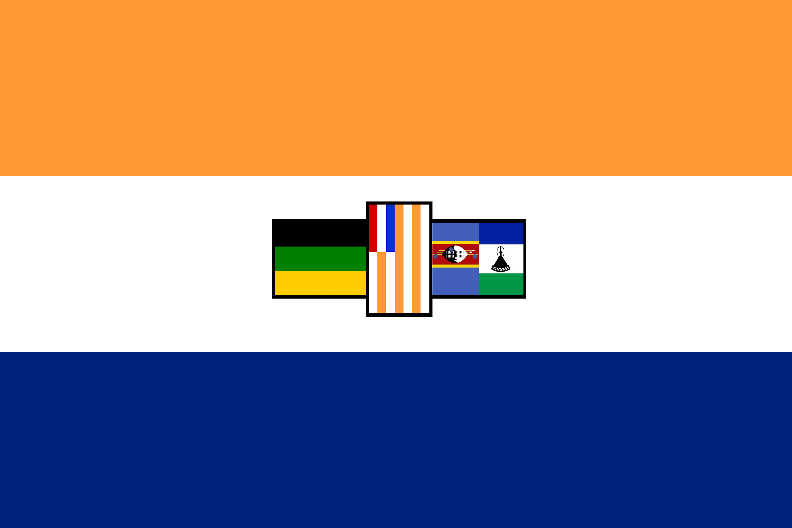 Reformed South Africa Flag - Pax Historia