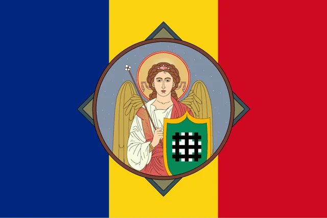 Romanian Legionary Flag of Archangel Michael - Pax Historia