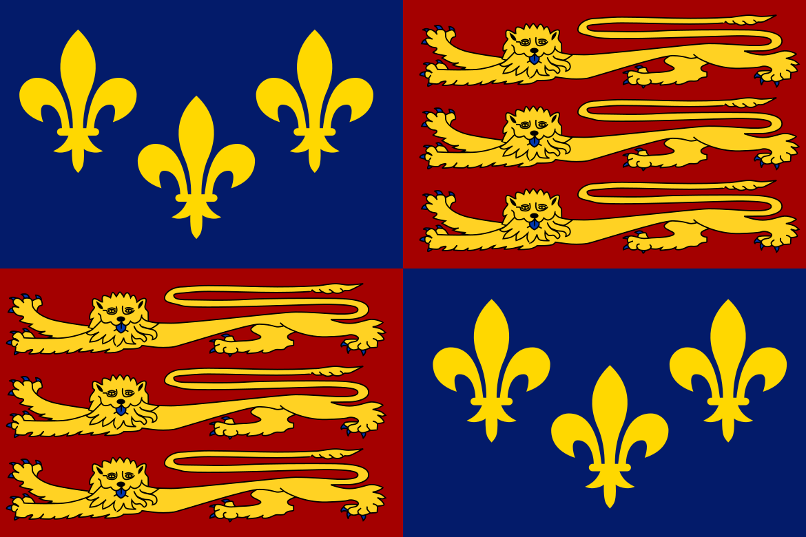 Royal Standard of England (1339-1603) - Pax Historia