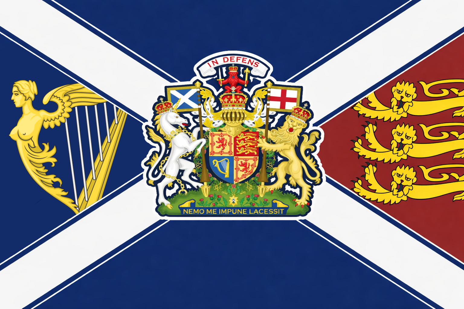 Scottish Union Jack (Scottish UK) - Pax Historia