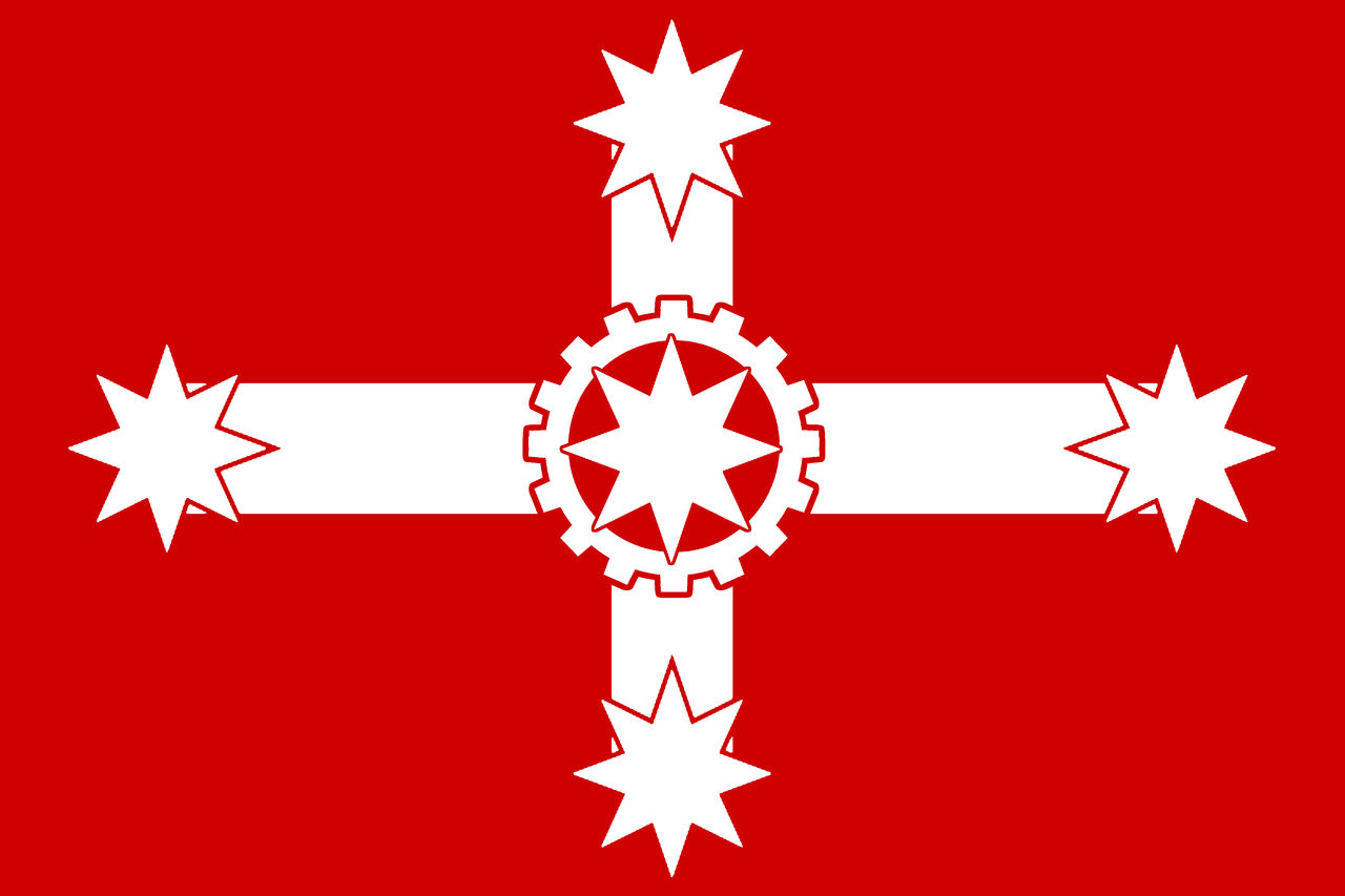 Socialist Australia Flag - Pax Historia