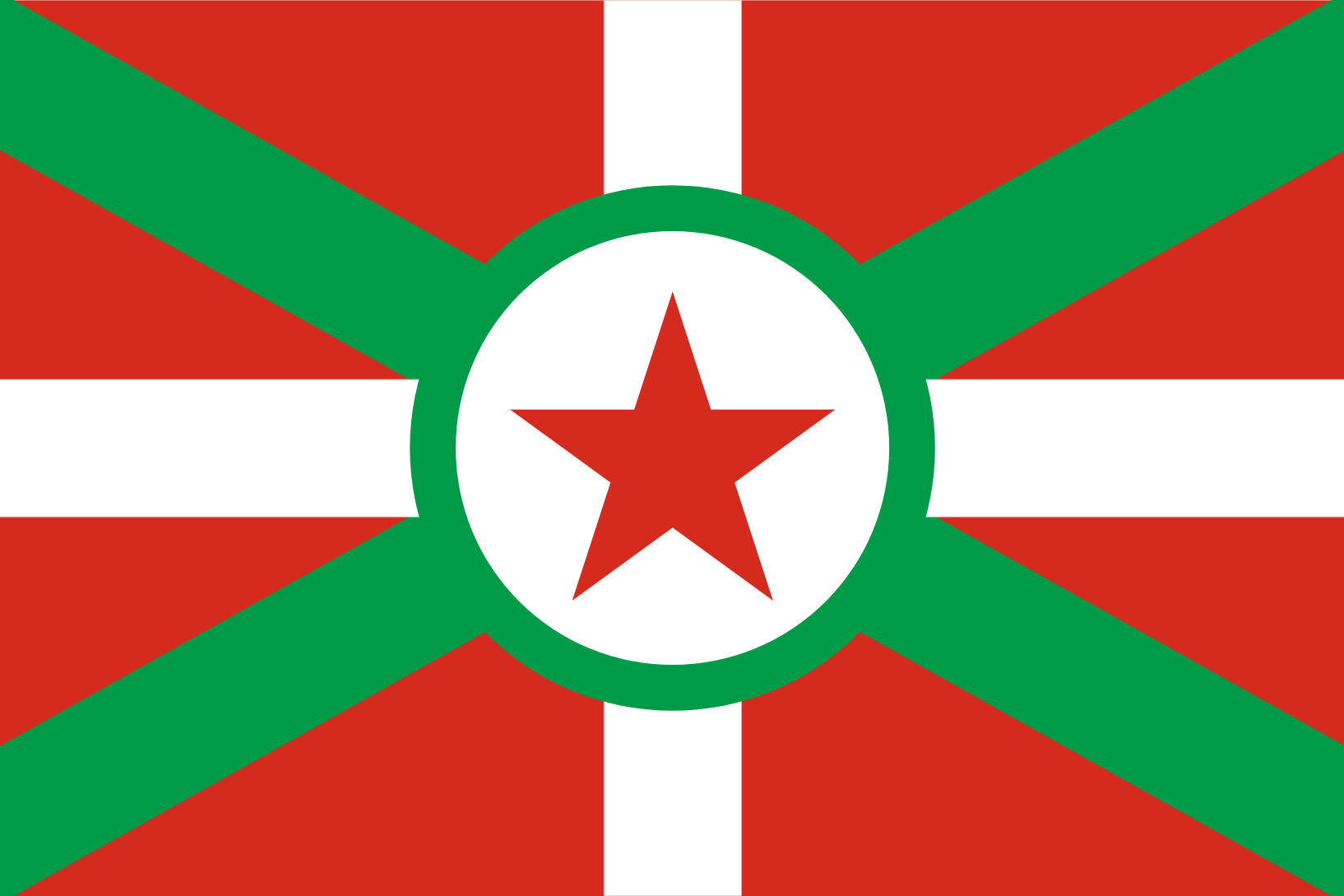 Socialist/Communist Flag for Euskadi/Basque Country. - Pax Historia