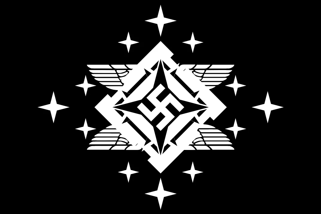 Space Nazi Flag (1920-present) - Pax Historia