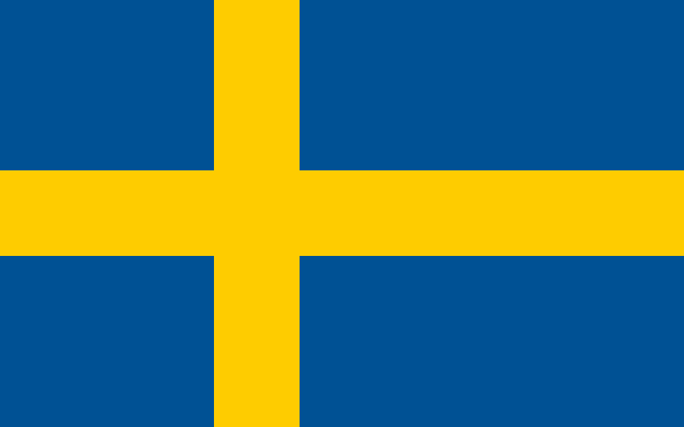 Swedish Flag: Civil and State Flag (Modern) - Pax Historia