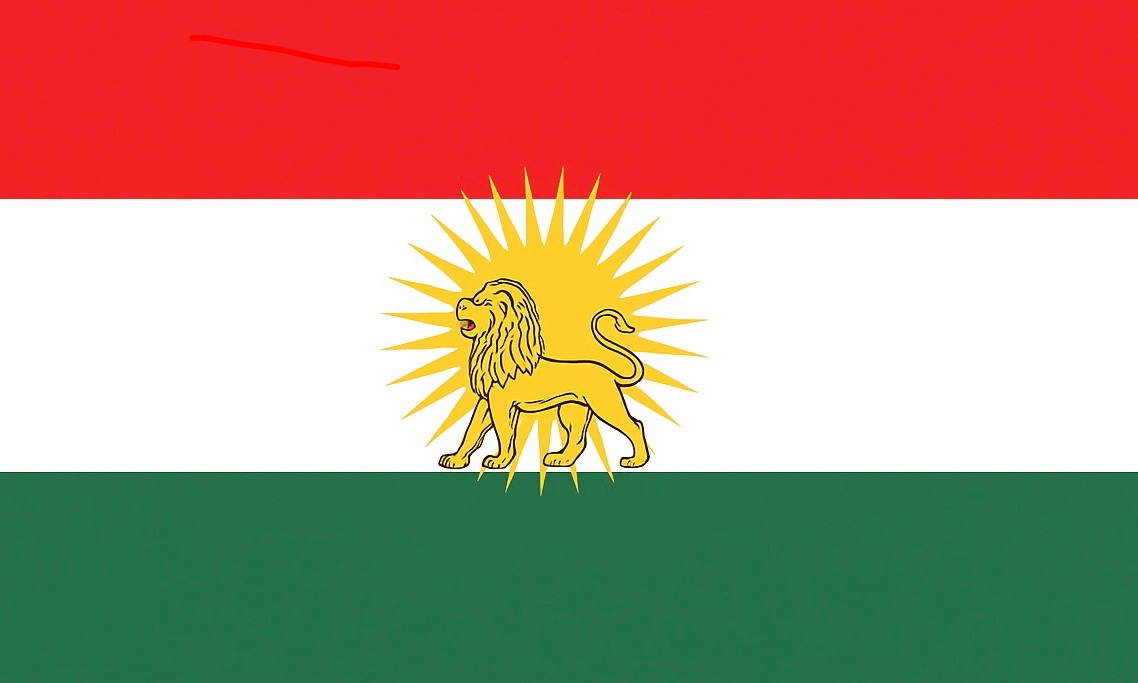 The Kurdish Emirates flag - Pax Historia