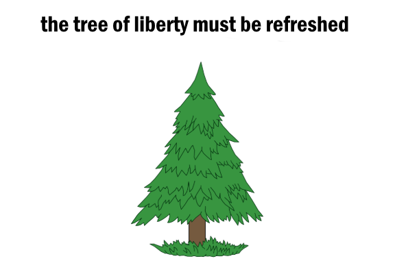 The Tree of liberty must be Refreshed flag - Pax Historia