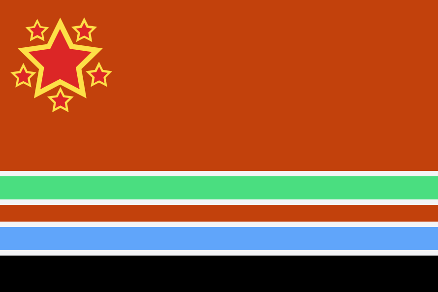 All Central Asian Flags